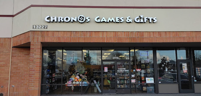 Chronos Games and Gifts 13227 SW Canyon Rd A,Beaverton,OR,US,97005